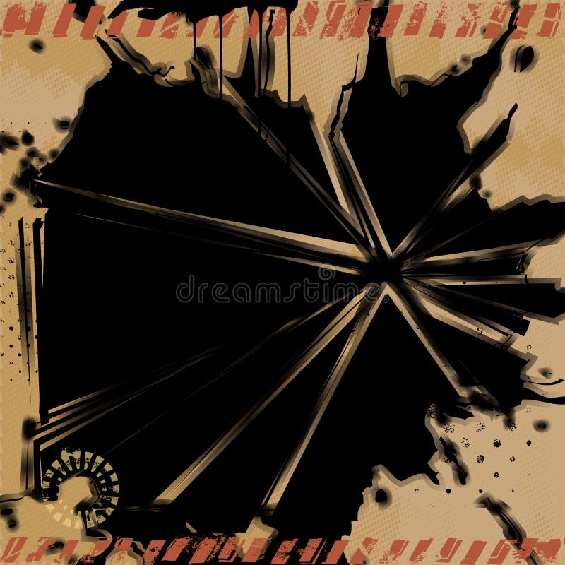 Grunge Explosion Background. Stock Vector - Illustration of poster ...