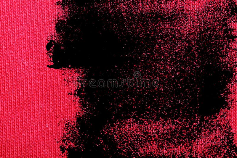 Grunge Fabric Red Colored Texture or Background. Stock Photo - Image of ...