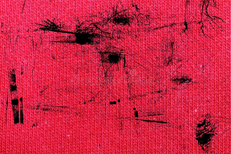 Grunge Fabric Red Colored Texture or Background. Stock Photo - Image of ...