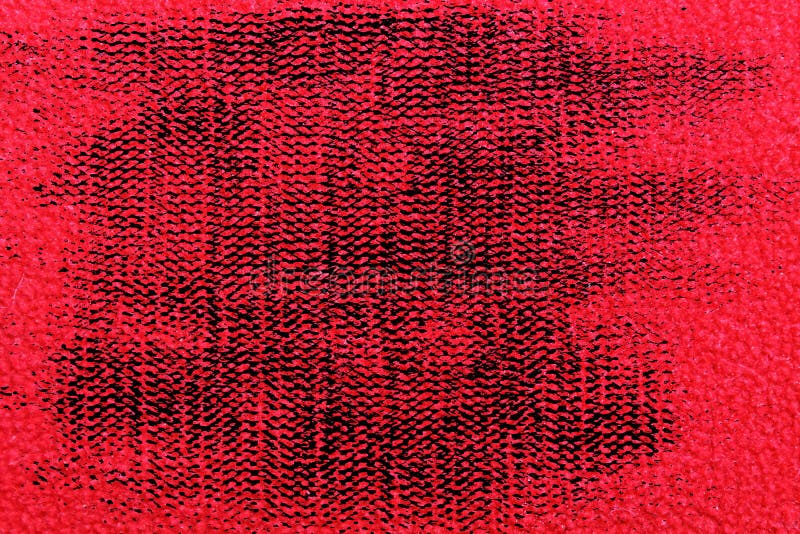 Grunge Fabric Red Colored Texture or Background Stock Photo - Image of ...