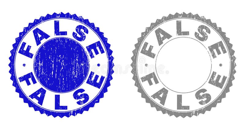 Grunge FALSE Rectangle Stamp Stock Vector - Illustration of mark ...