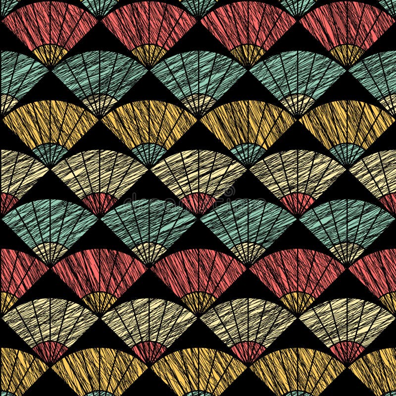 Traditional Japanese Kimono Pattern. Seamless Vector Illustration ...