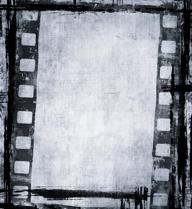 Blank Filmstrip Negative Photography Stock Illustration - Illustration ...