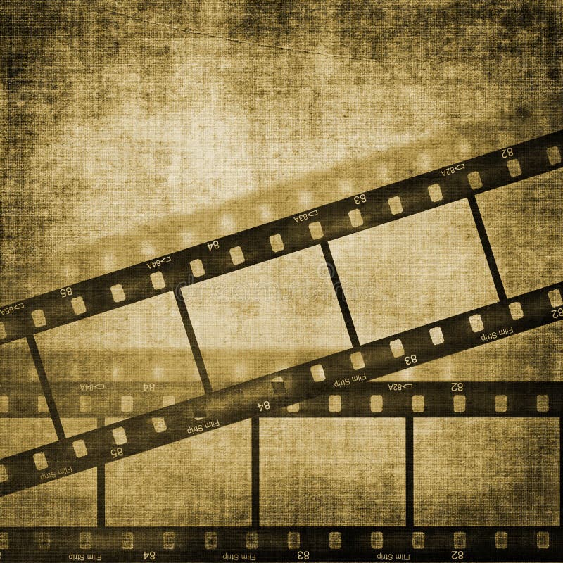 Grunge Film Strip Effect Backgrounds Stock Illustration - Illustration ...