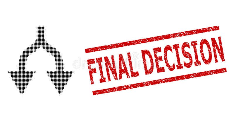 Final decision stock illustration. Illustration of rubber - 82943900