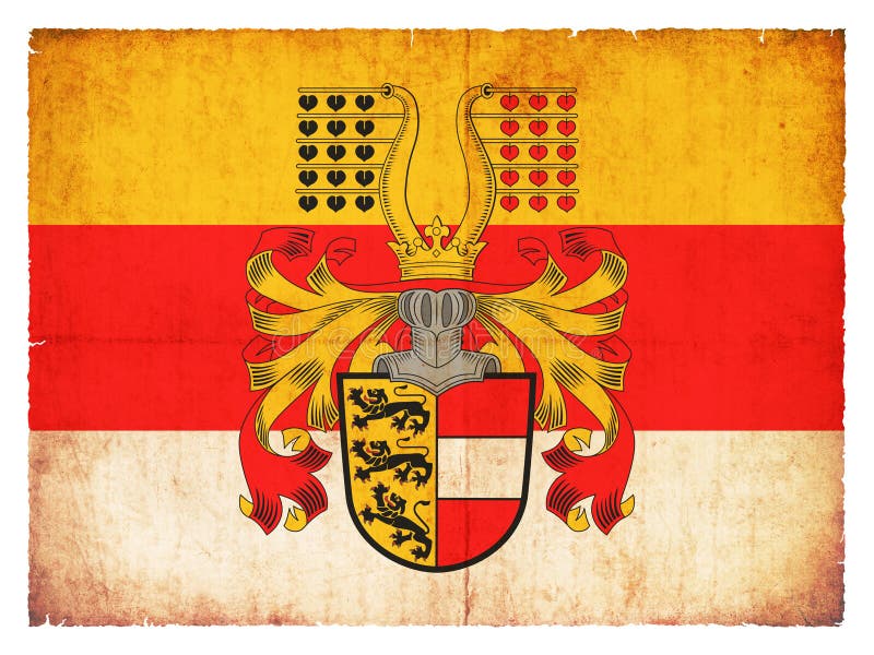 Grunge Flag of Carinthia Austria Stock Illustration - Illustration of ...