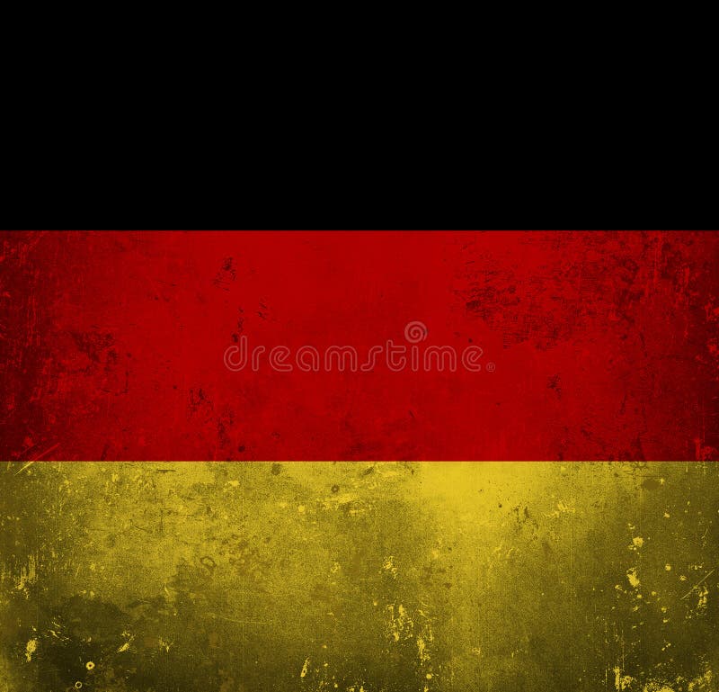 Grunge flag of Germany stock illustration. Illustration of concrete ...