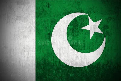 Grunge Flag of Pakistan stock illustration. Illustration of dirty - 6163806