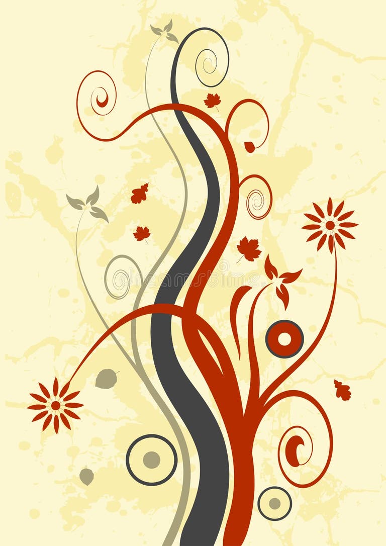 Floral Grunge Border Design Stock Illustrations – 45,115 Floral Grunge ...