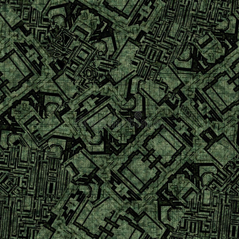 Grunge Forest Green Random Geometric Distressed Seamless Texture ...