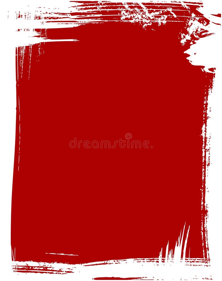 Red grunge frames stock vector. Illustration of design - 1895858