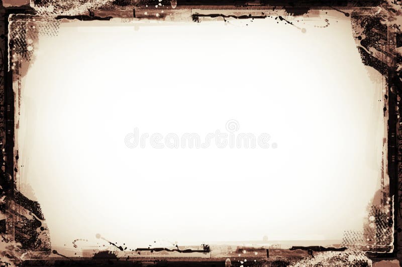 Grunge Frame - Large Distressed Texture . Decorative Vector Vintage ...