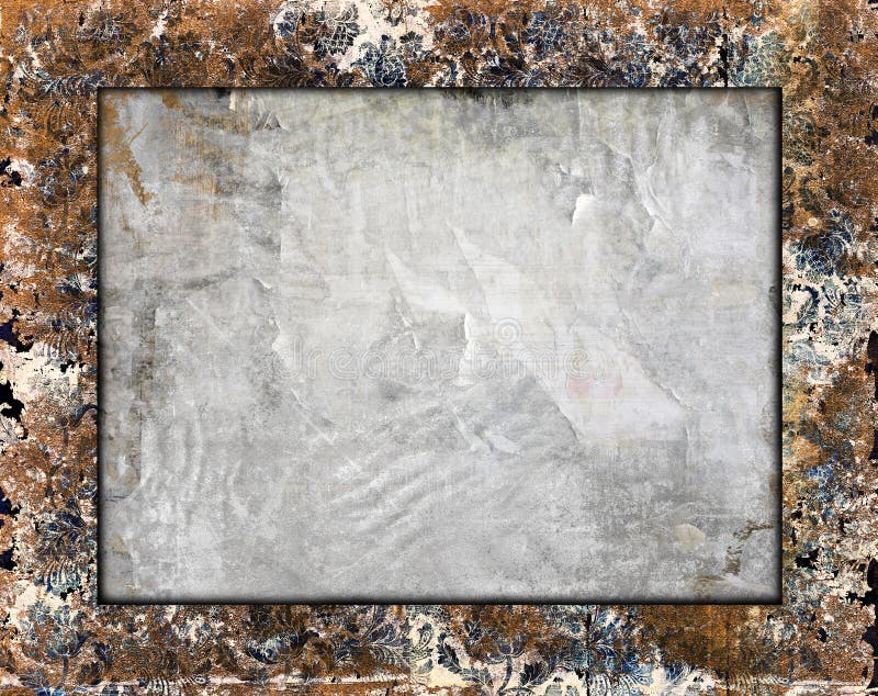 Grunge frame background stock illustration. Illustration of abstract ...