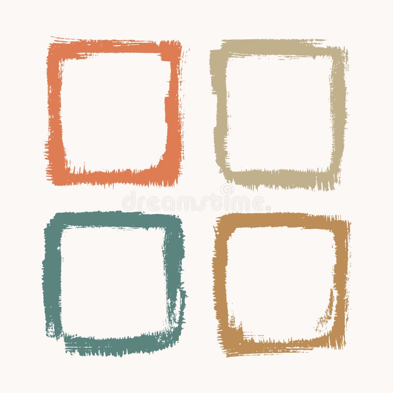 Grunge frames stock vector. Illustration of aged, decoration - 34064291