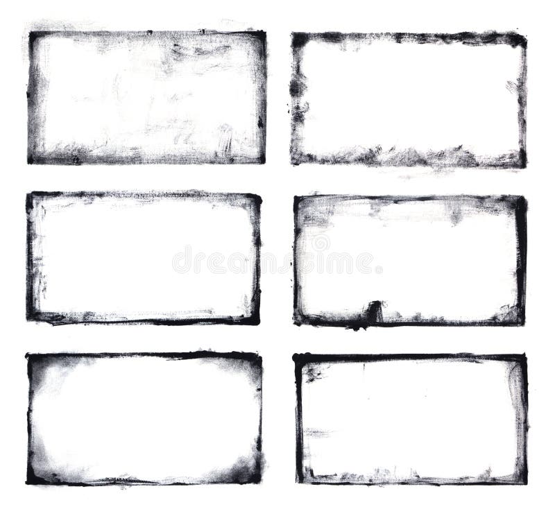 Grunge edge frames stock vector. Illustration of dirt - 21304100