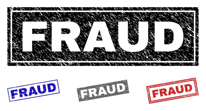 Grunge FRAUD ALERT Textured Rectangle Watermarks Stock Vector ...