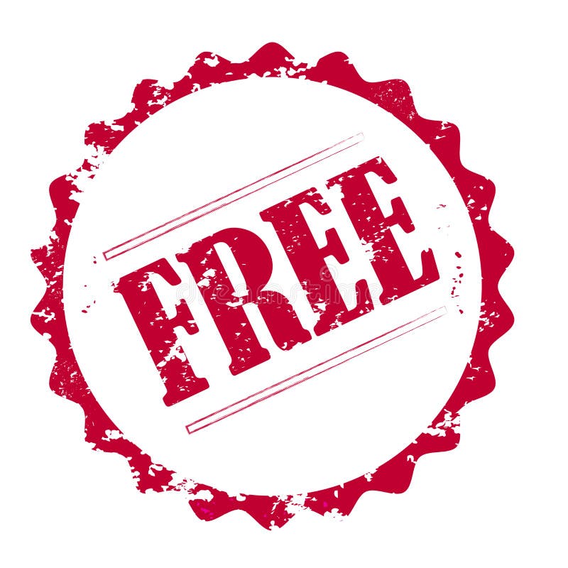 Grunge free stamp stock vector. Illustration of retro - 84385848