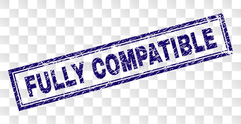 Compatible Grunge Rubber Stamp Stock Vector - Illustration of ...