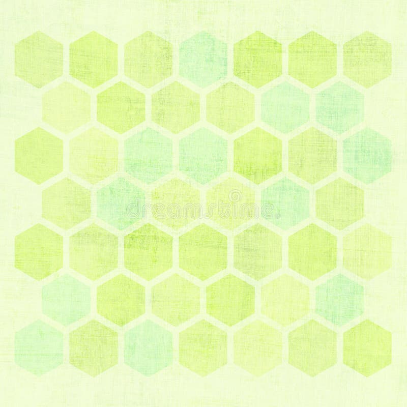 Grunge Geometric Hexagon Pattern Stock Illustration - Illustration of ...