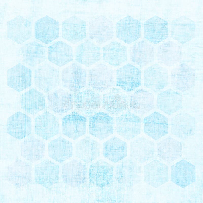 Grunge Geometric Hexagon Pattern Stock Illustration - Illustration of ...