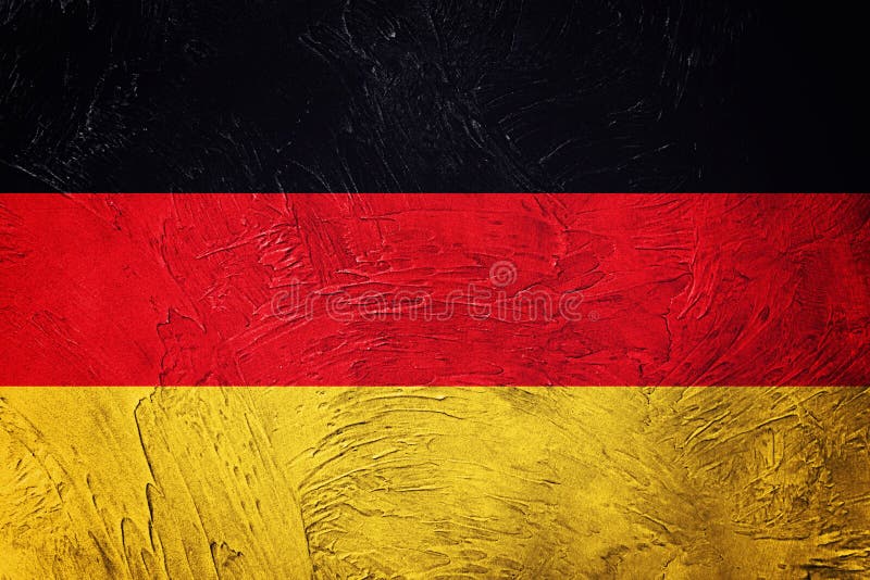 Grunge Germany Flag. German Flag with Grunge Texture Stock Photo ...