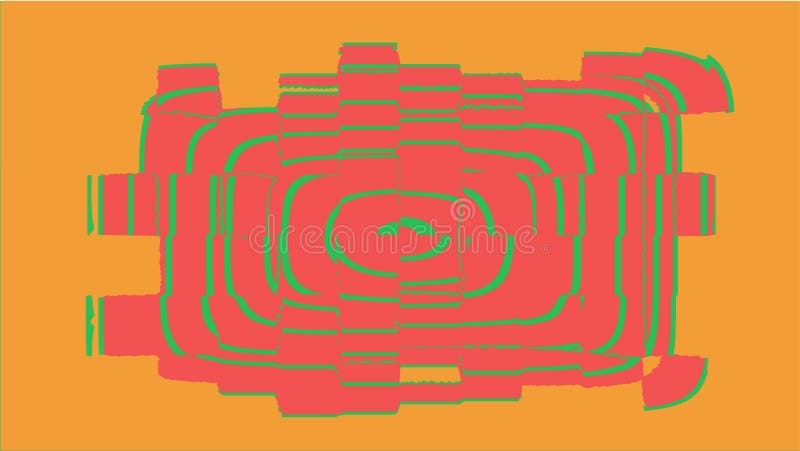 Grunge Glitch Frame. Black and White Vector Illustration. Stock Vector ...