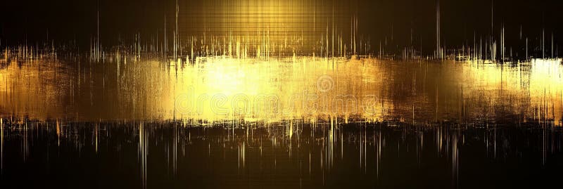 Grunge Gold Background with a Metallic Layout and Painterly Effect ...