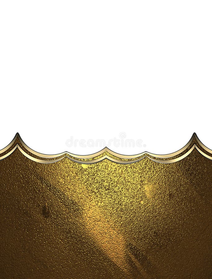 Grunge Gold Background with Sharp Edges. Element for Design. Template ...