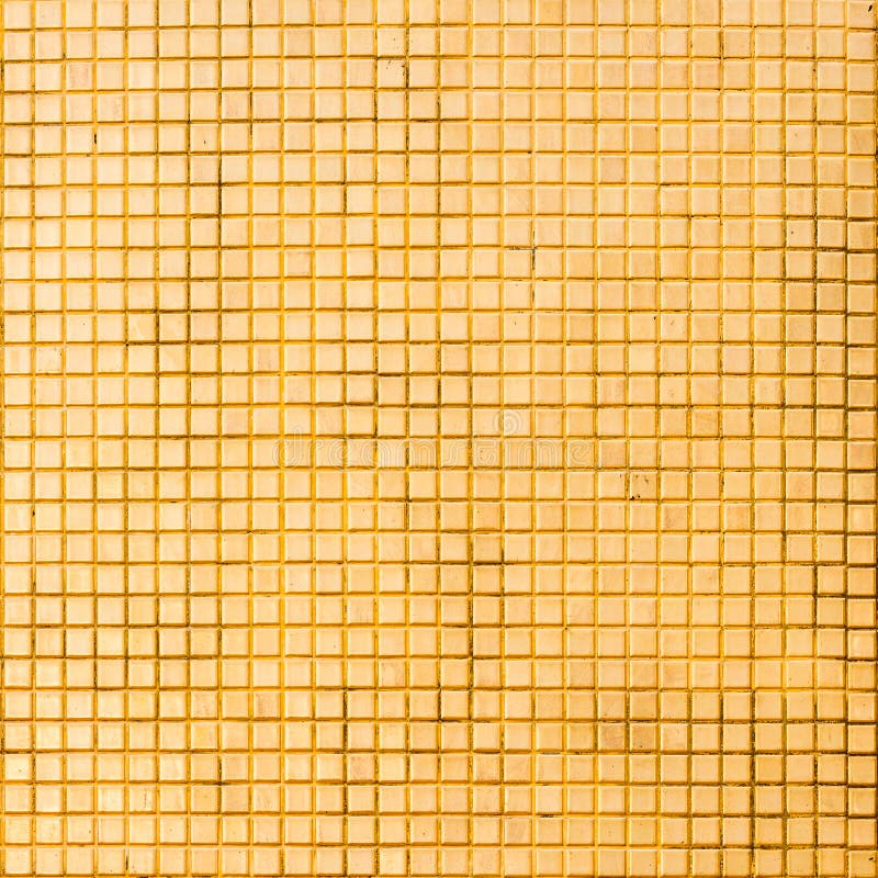 Gold mosaic tiles texture stock image. Image of design - 28844899