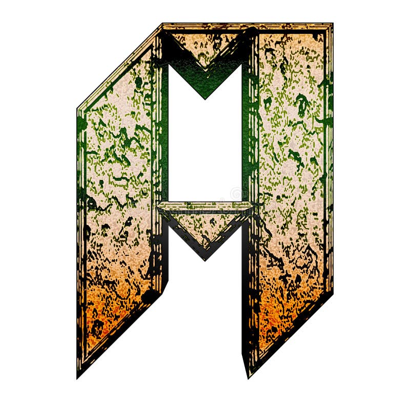 Grunge Gothic Decorative Font. Medieval Custom Lettering. Stock ...