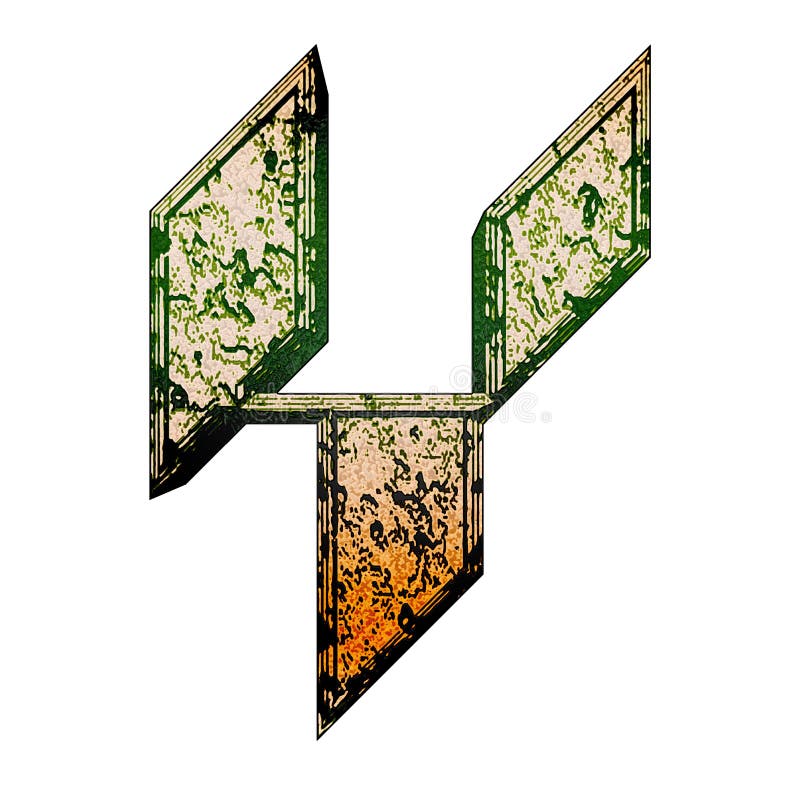 Grunge Gothic Decorative Font. Medieval Custom Lettering. Stock ...