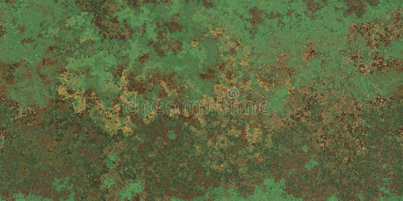 Grunge Green Rusty Wall Backdrop. Seamless Transition Stock ...