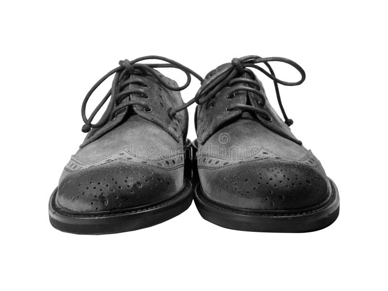 Grunge Grey Suede Shoes stock photo. Image of gray, sewing - 21348676