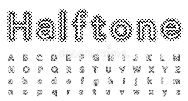 Halftone white stock illustration. Illustration of letter - 304894808