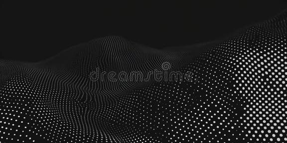 Grunge Halftone Texture Creates Unique Visual Patterns on Black ...