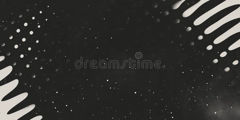 Grunge Halftone Texture with Dark Dots and Classic High Contrast Design ...