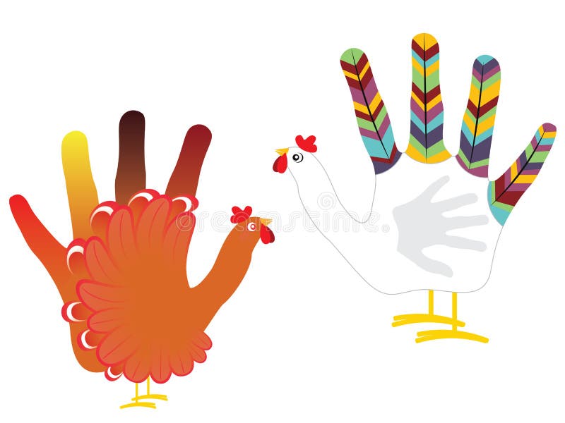 Grunge Hand Chicken stock vector. Illustration of love - 82037873