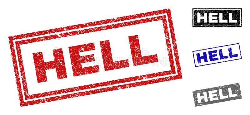 Grunge hell stock illustration. Illustration of fire, color - 2649935