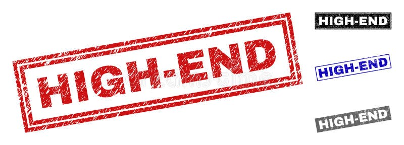 Grunge HIGH-END Textured Rectangle Stamp Seals Stock Vector ...