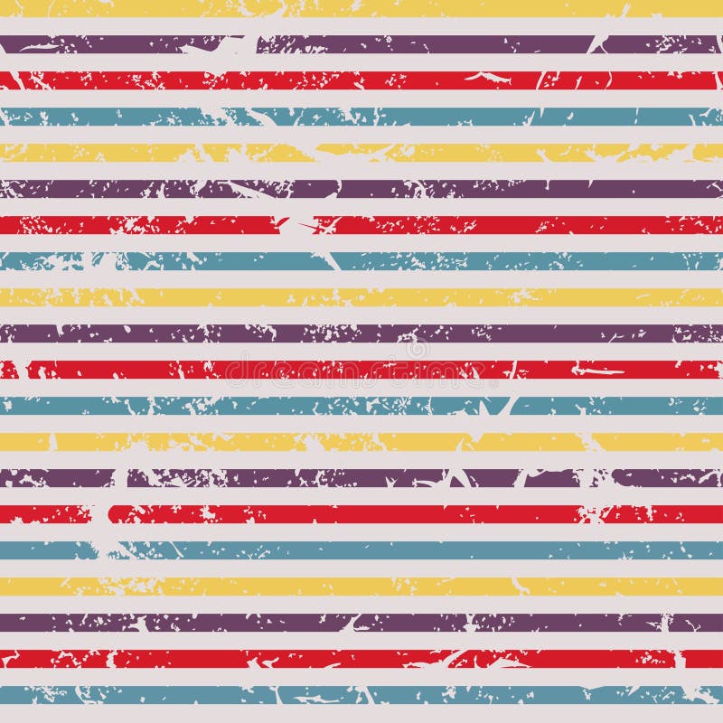 Grunge Horizontal Striped Pattern Stock Vector - Illustration of ...