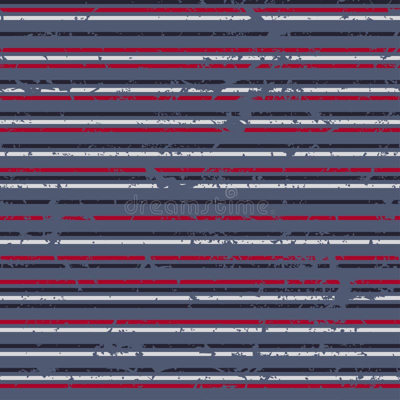 Grunge Horizontal Striped Pattern in Retro Style Stock Vector ...