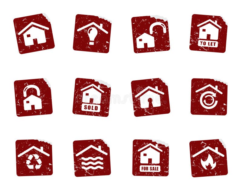 Set Homes Disaster. Home Insurance. Property Insurance Stock Vector ...