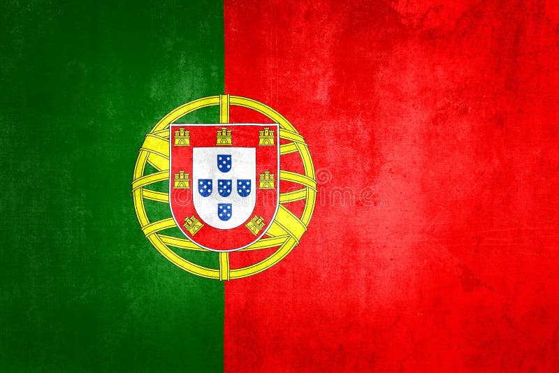 Grunge Illustration of Portugal Flag Stock Illustration - Illustration ...