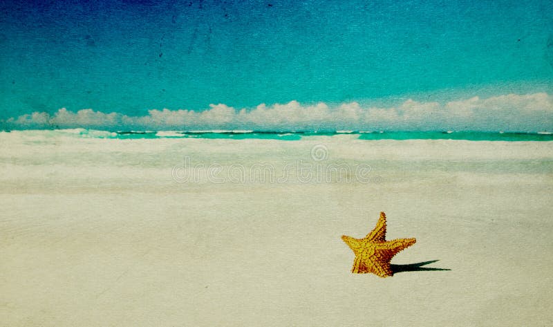 Grunge beach stock image. Image of cloud, serene, scenic - 268727705