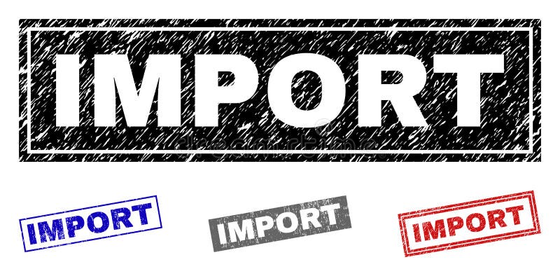 Import Red Rectangular Stamp Stock Illustrations – 62 Import Red ...