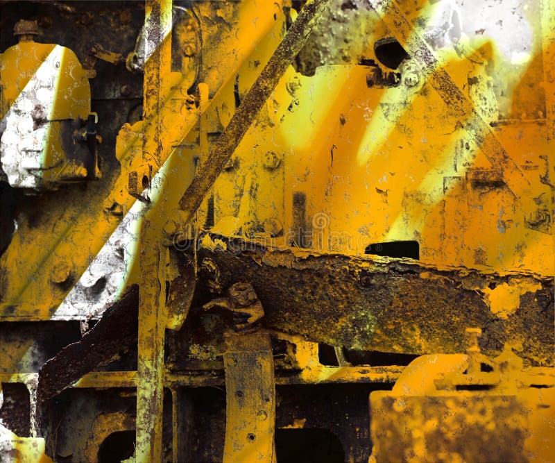 Grunge Industrial Art Background Stock Illustration - Illustration of ...