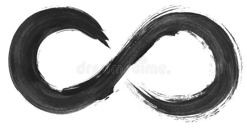 Infinity symbol sketch stock vector. Illustration of endless - 22526091