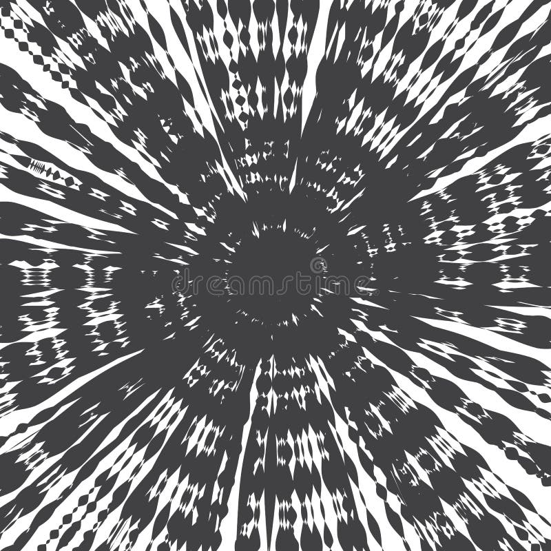 Grunge Radial Psychedelic Texture Vector Stock Vector - Illustration of ...