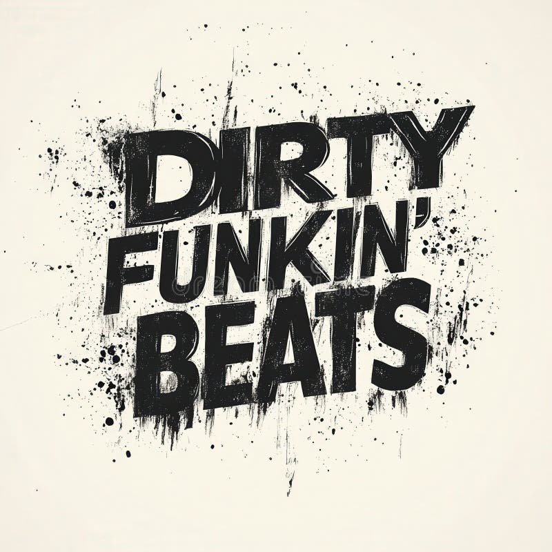 Grunge-inspired typography stock photo. Image of gritty - 347696868