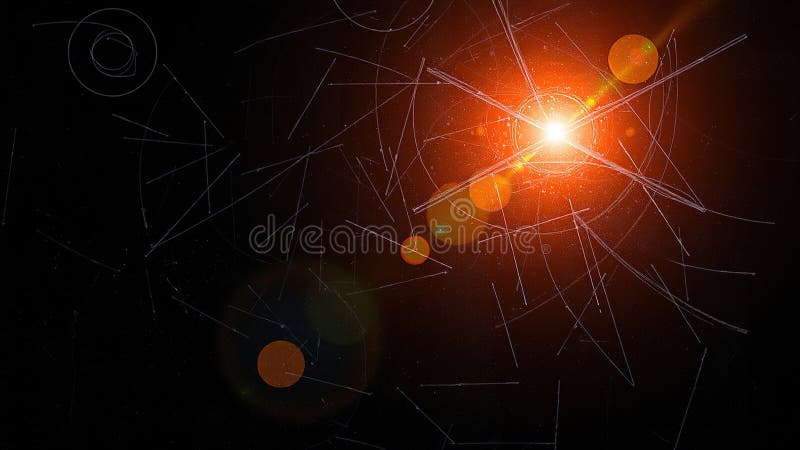 Grunge Lens Flare Background with Colorful Light Effects Aged Texture ...